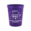 Personalized 21st birthday cups, finally 21, 21st birthday party favors ...