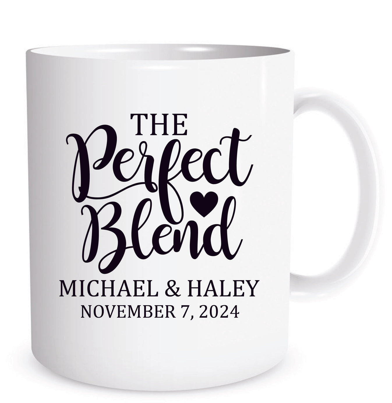 The perfect blend wedding favors, bulk wedding coffee mugs ...